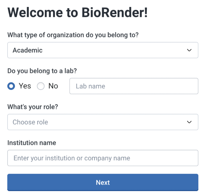 Creating your BioRender account – BioRender Help