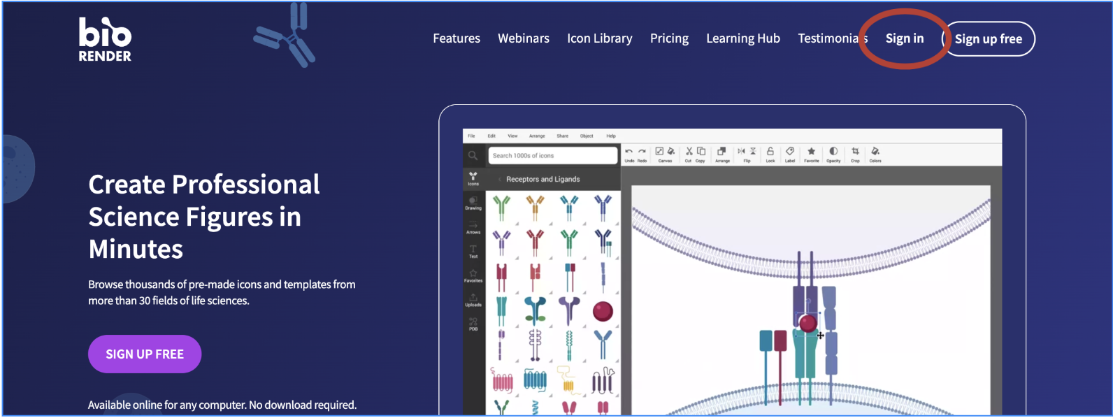 How to log in to your BioRender account – BioRender Help