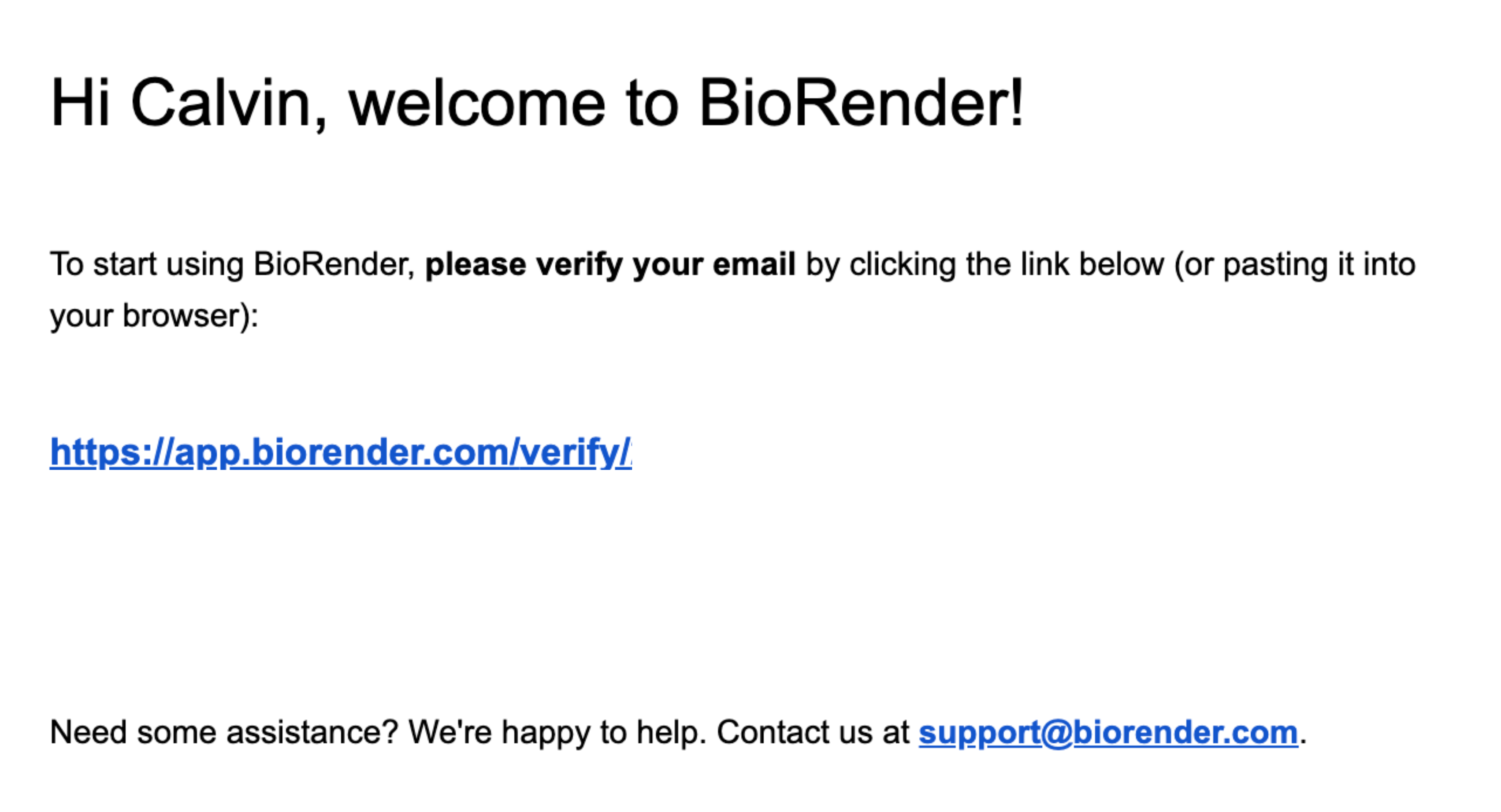 Verify your email address – BioRender Help Verify your email address – BioRender Help