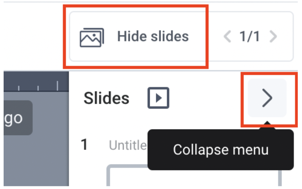 Collapsing the menus on the canvas page – BioRender Help