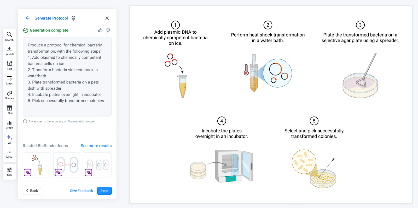 How to generate protocol, timeline, and flowchart figures with AI ...